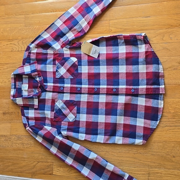 thereabouts | Shirts & Tops | Thereabouts Boys Blue And Red Plaid Shirt ...
